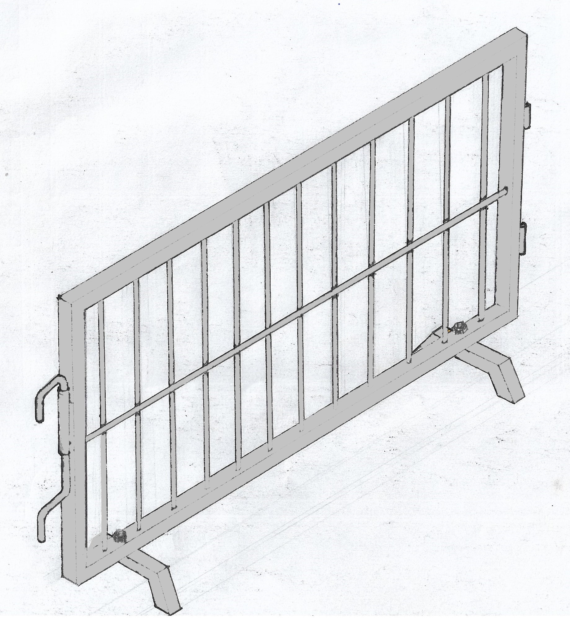 Solid Barricade - Slide R Fence